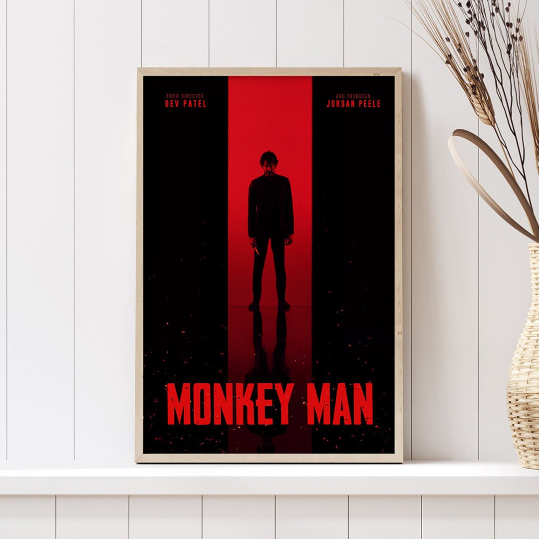 Monkey Man Movie Poster, Movie Wall Art for Room Decor, Poster Gifts ...