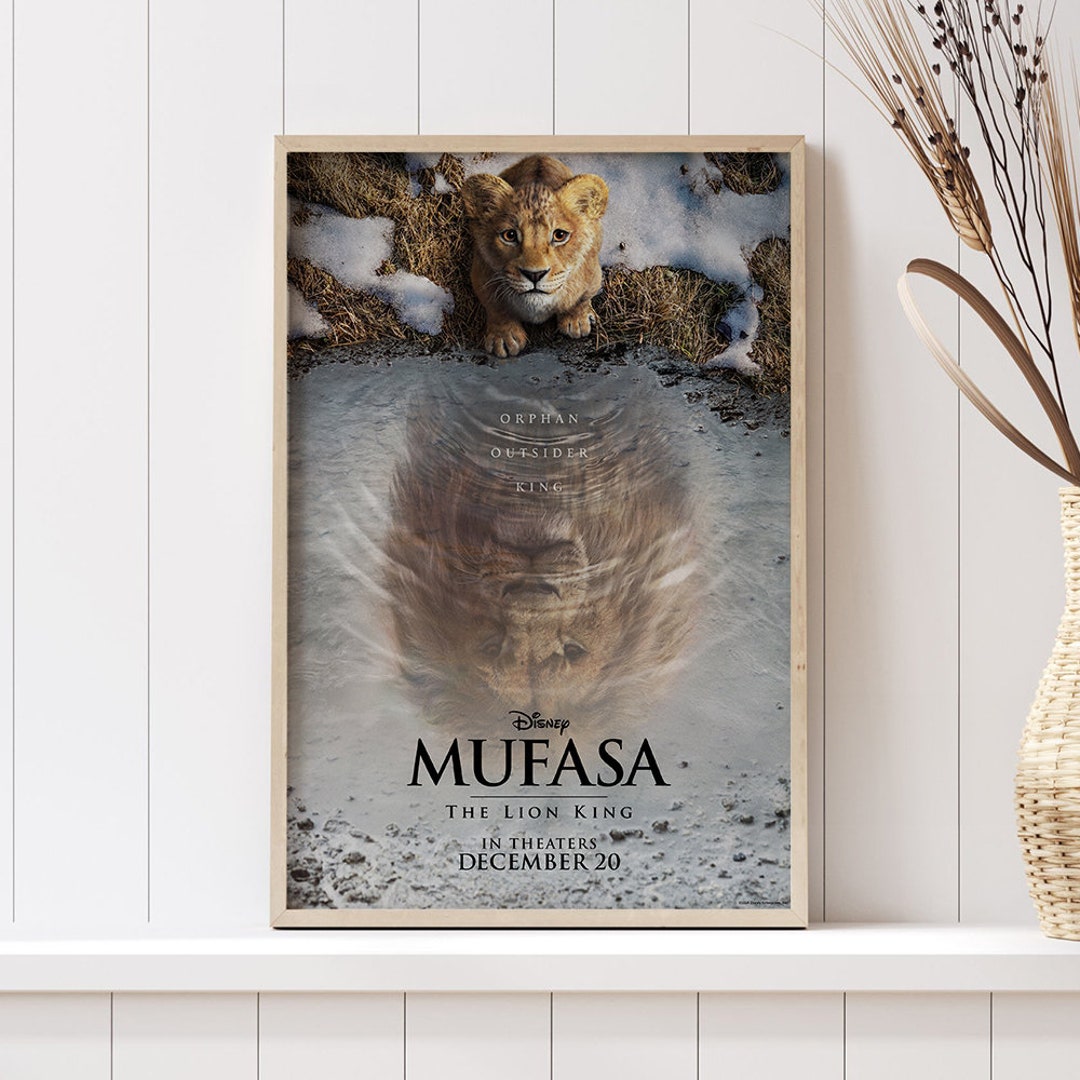 Mufasa the Lion King Movie Poster, Movie Wall Art for Room Decor ...