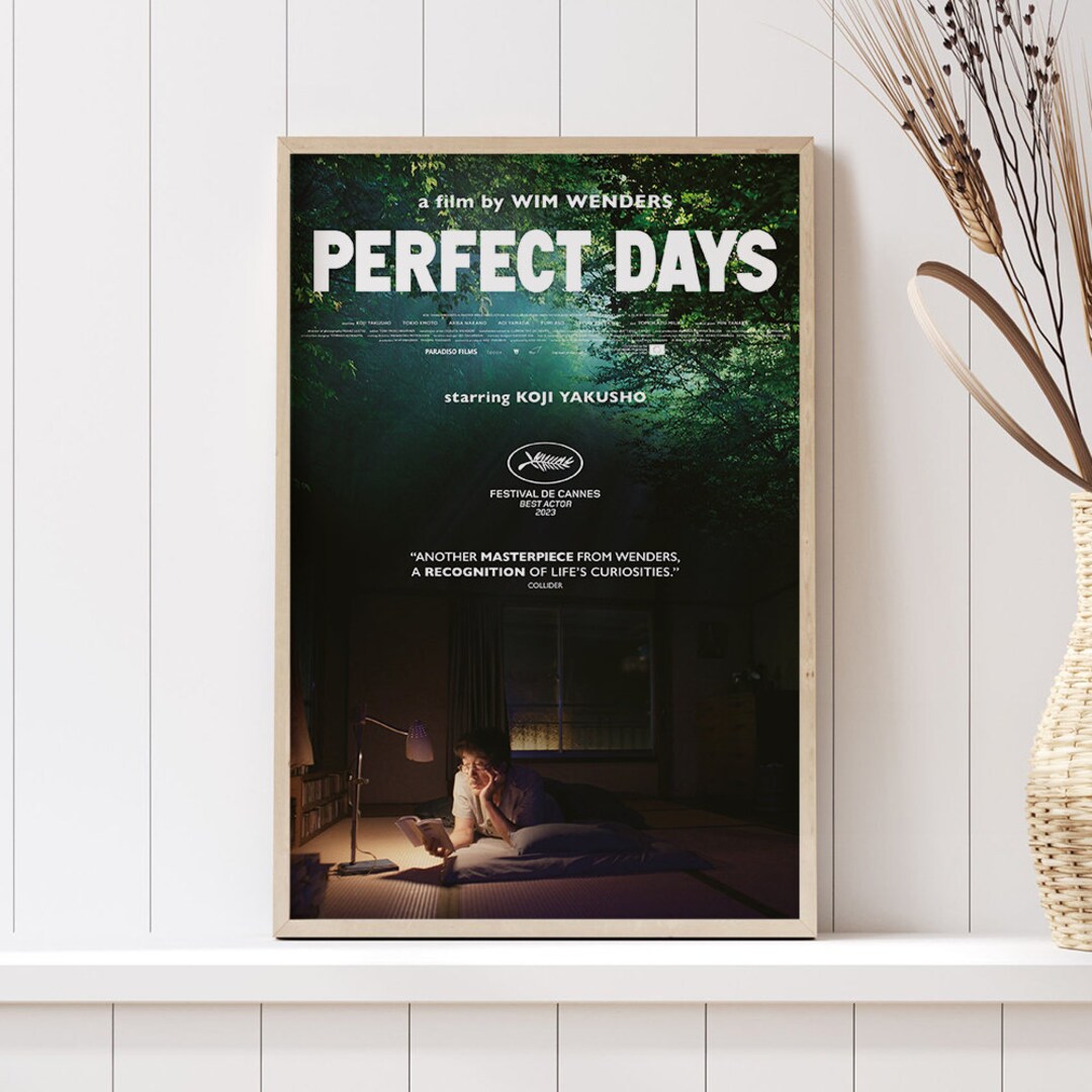 Perfect Days Movie Poster, Movie Wall Art for Room Decor, Poster Gifts ...