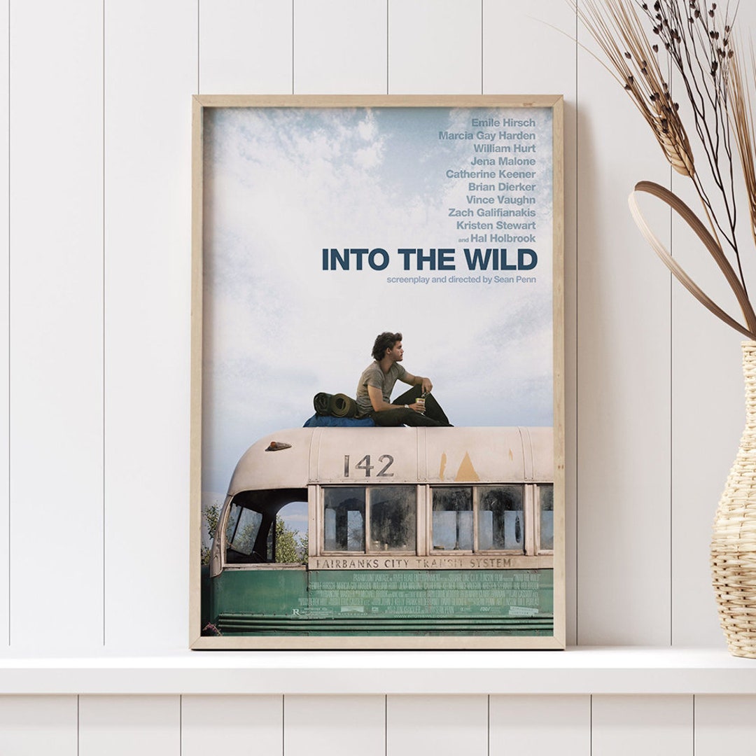 Into the Wild Movie Poster, Movie Wall Art for Room Decor, Poster Gifts ...
