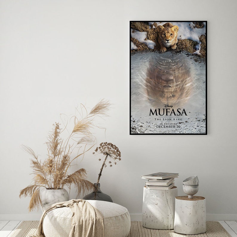 Mufasa the Lion King Movie Poster, Movie Wall Art for Room Decor ...