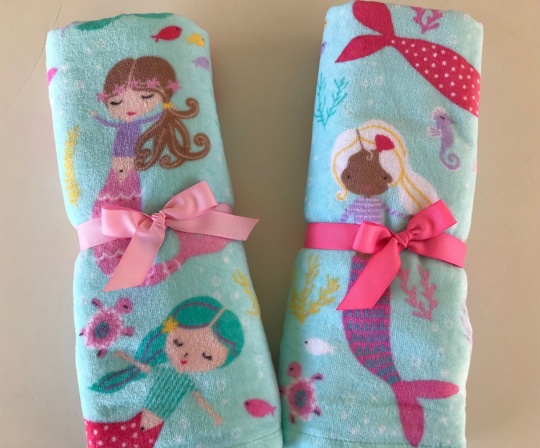 Hooded Kids Beach Towel, Layla Mermaids, Great Gift Idea, Take on ...