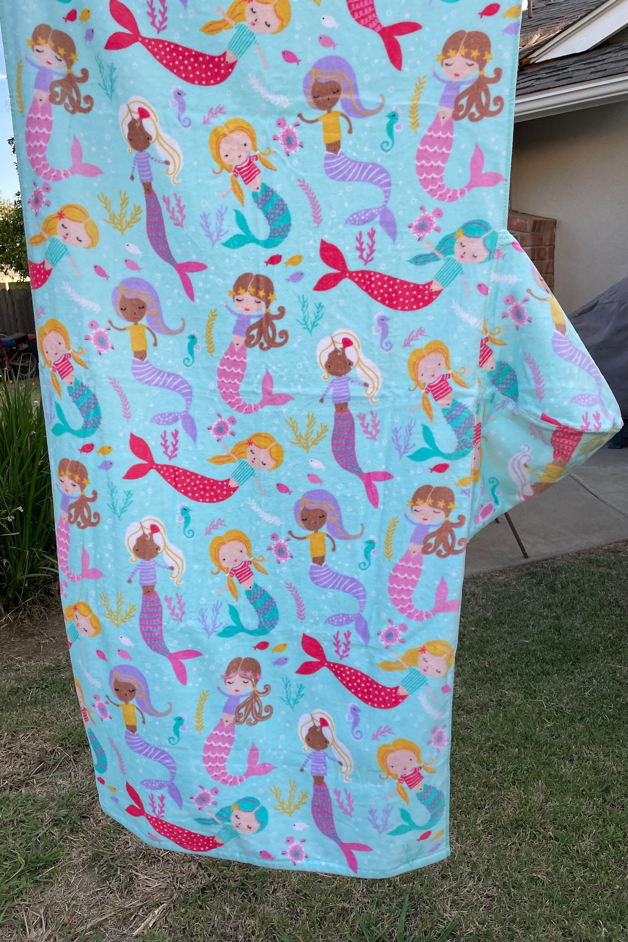 Hooded Kids Beach Towel, Layla Mermaids, Great Gift Idea, Take on ...