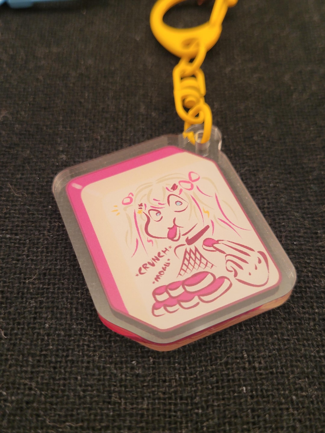 Phase-connect Rinkou Ashelia Mahjong Tile 2-sided Acrylic Charm - Fan ...