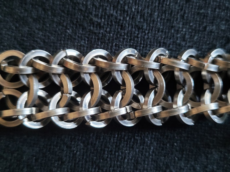 Stainless Steel Square Wire Chainmail Keychain - Mystique Altered ...