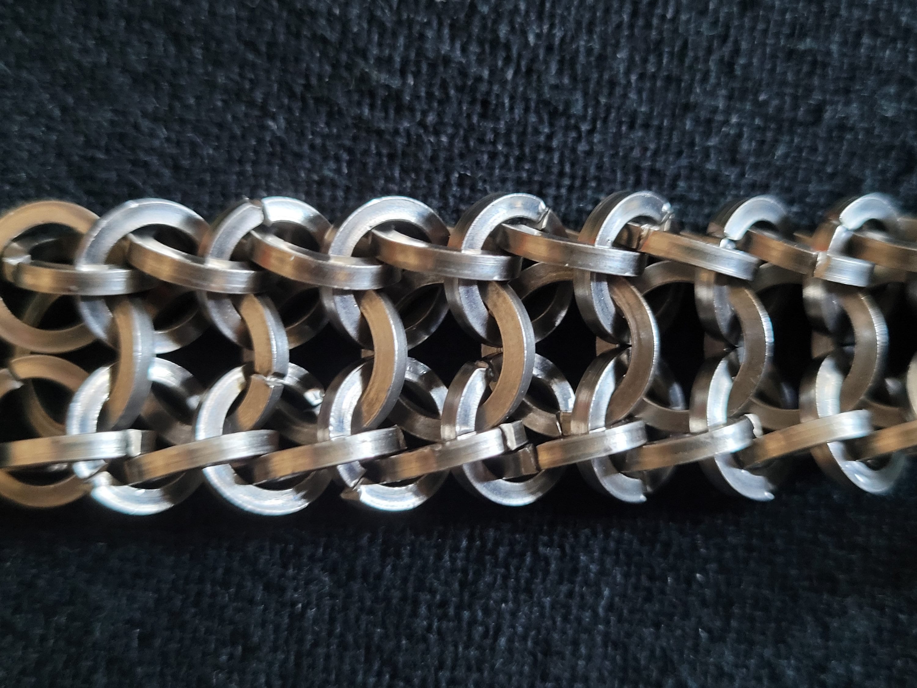 Stainless Steel Square Wire Chainmail Keychain - Mystique Altered ...