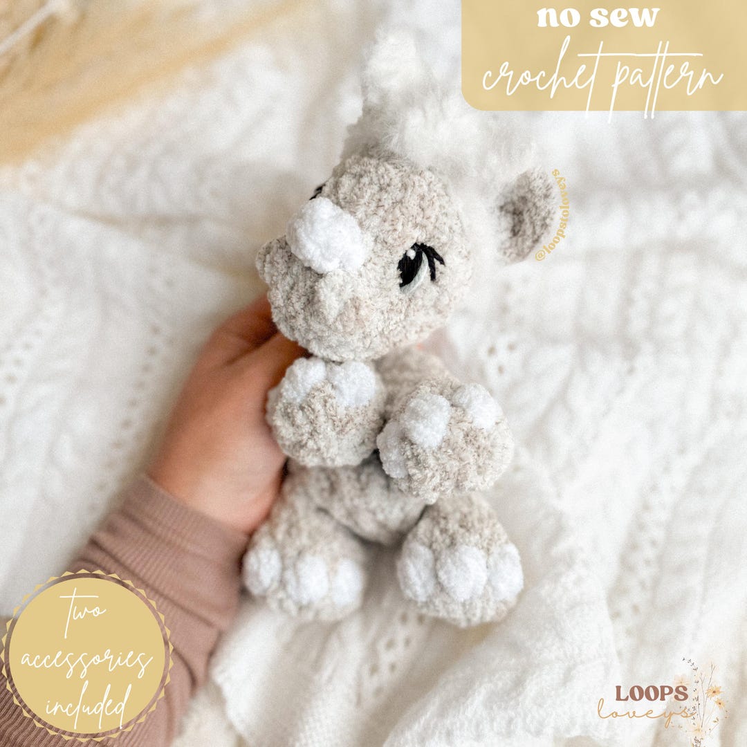 Rumble the Baby Rhino Crochet Pattern | NO SEW Crochet Pattern ...