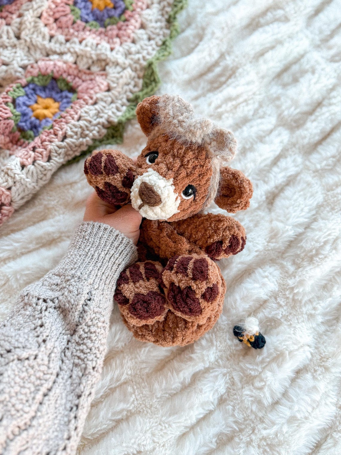 Scout the Bear Cub Crochet Pattern | NO SEW Crochet Pattern | Crochet ...