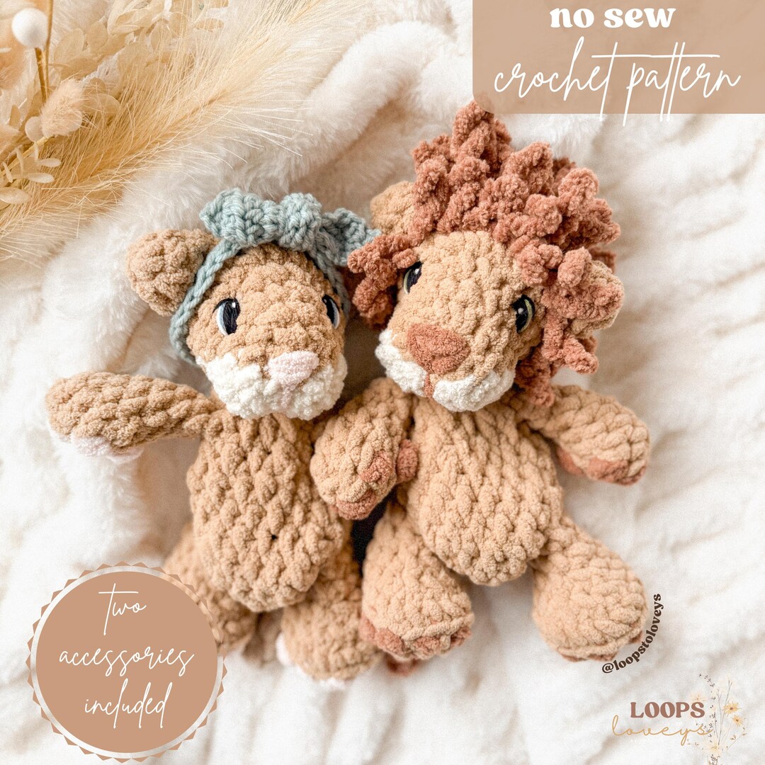 Lucas Lion Crochet Pattern | NO SEW Crochet Pattern | Crochet Lion ...