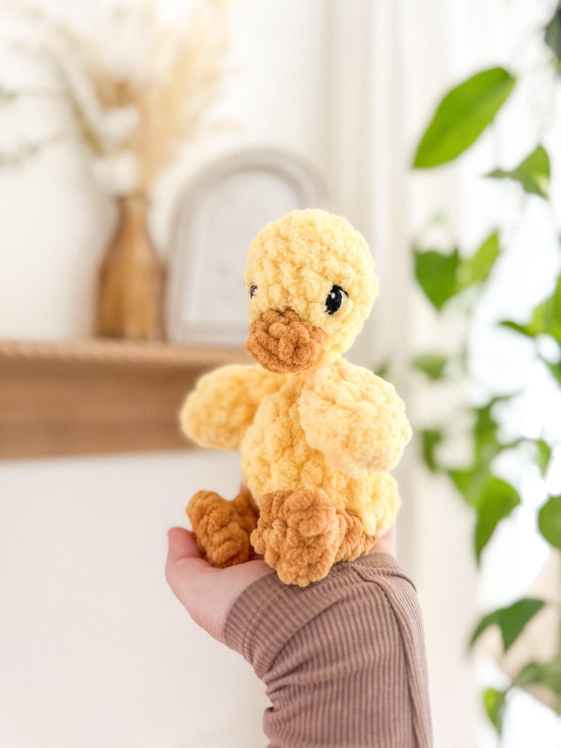 Duncan Duckling Crochet Pattern | NO SEW Crochet Pattern | Crochet Duck ...