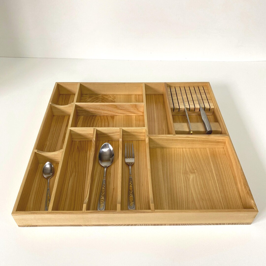 Custom Cutlery Organizer| Custom Kitchen Drawer Organizer | Silverware ...