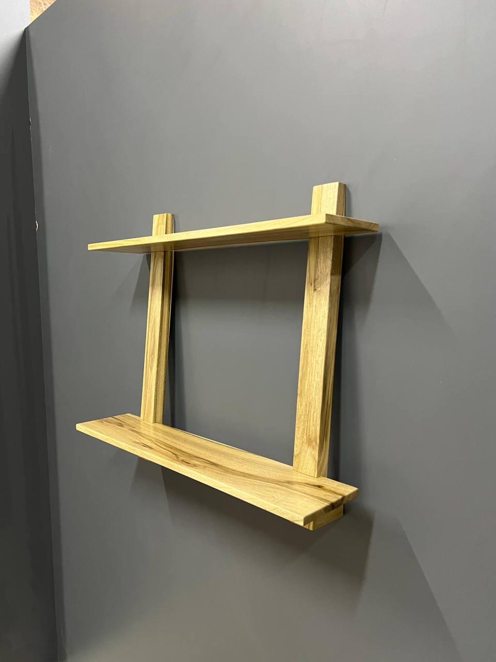 Wooden Hanging Shelf – Digital Plan for DIY | DIY Shelf Blueprint ...