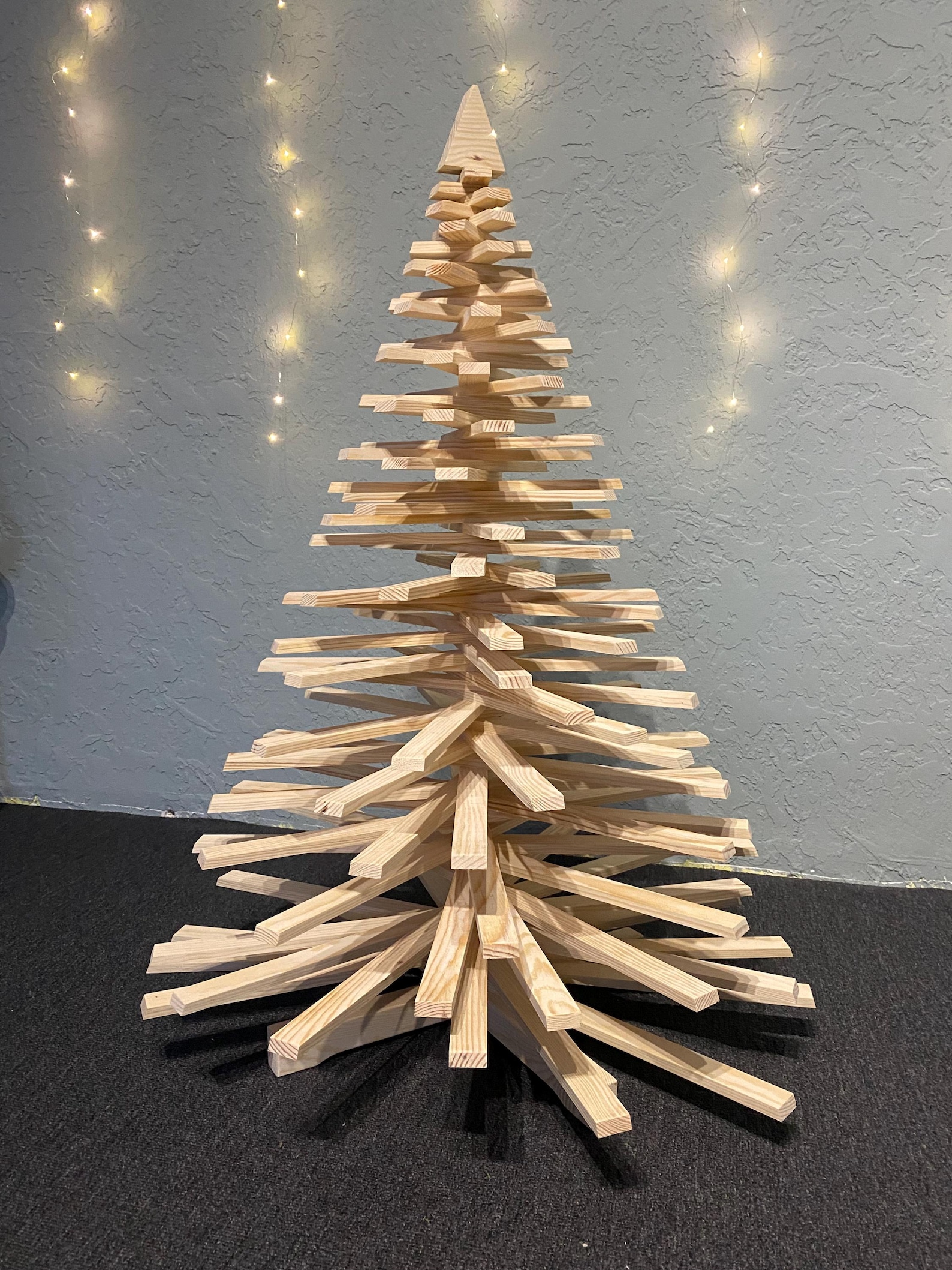 Eco-friendly Wooden Christmas Tree With Tree Planting | Modern Wooden ...
