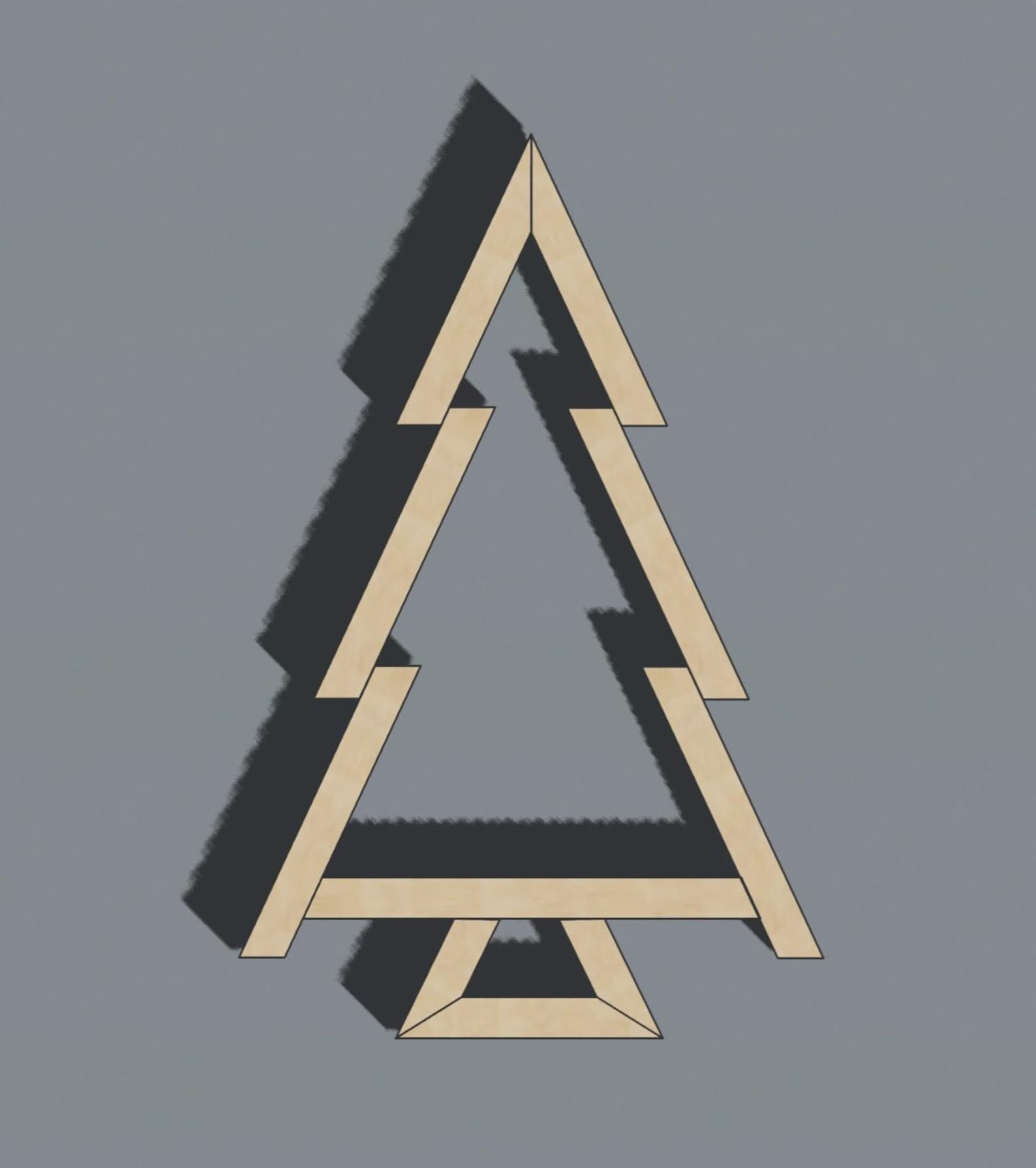 Wooden Christmas Tree | Christmas Decoration | Blueprints | Tree Plans ...