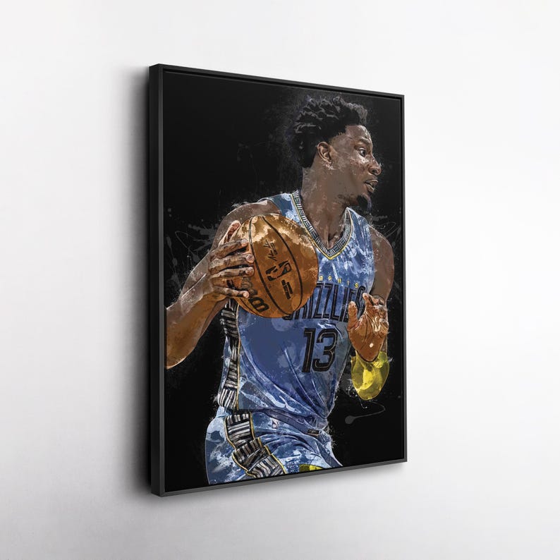 Jaren Jackson Jr. Wall Art – Memphis Grizzlies Canvas Print, NBA ...