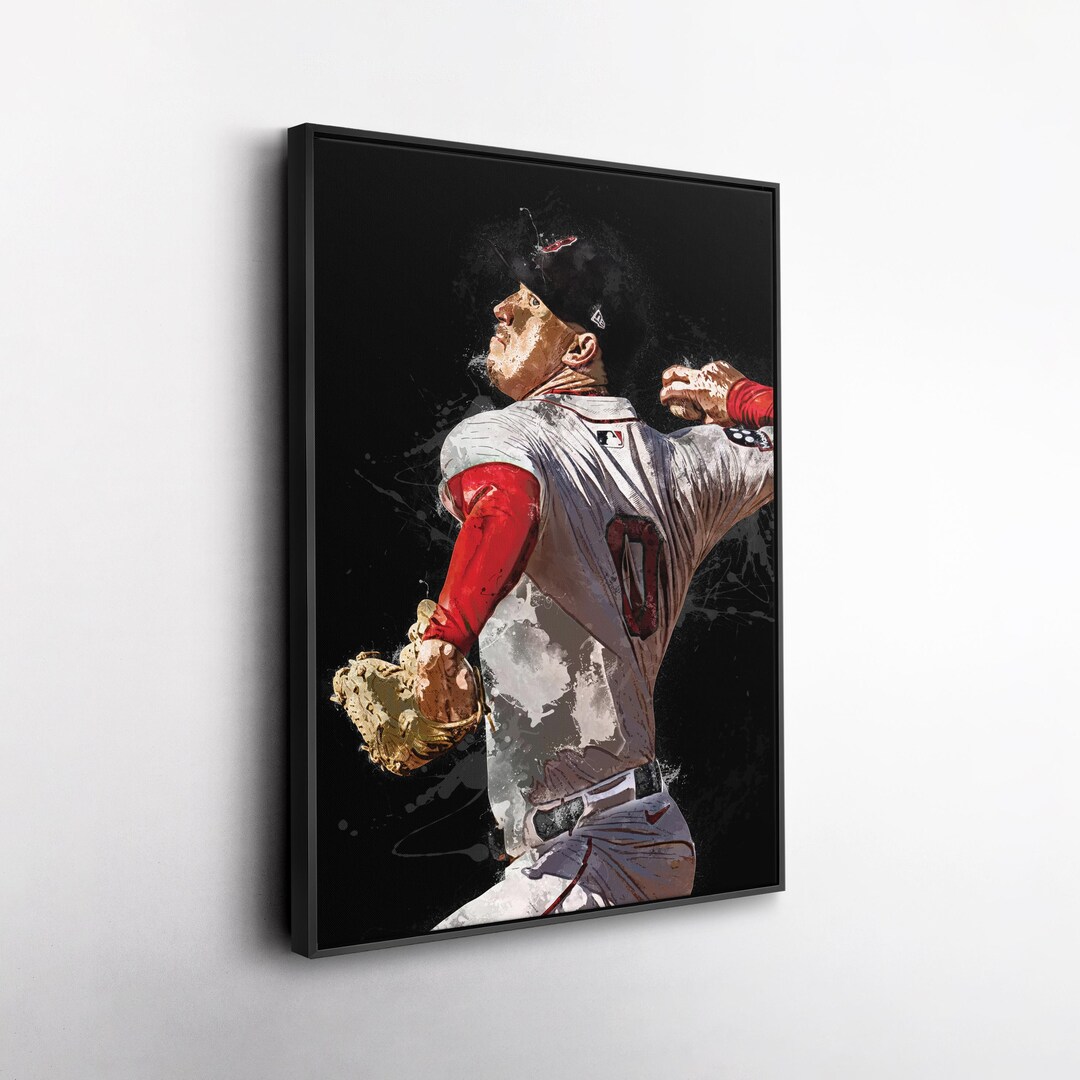 Walker Buehler Wall Art – Boston Red Sox Canvas Print, MLB Baseball ...