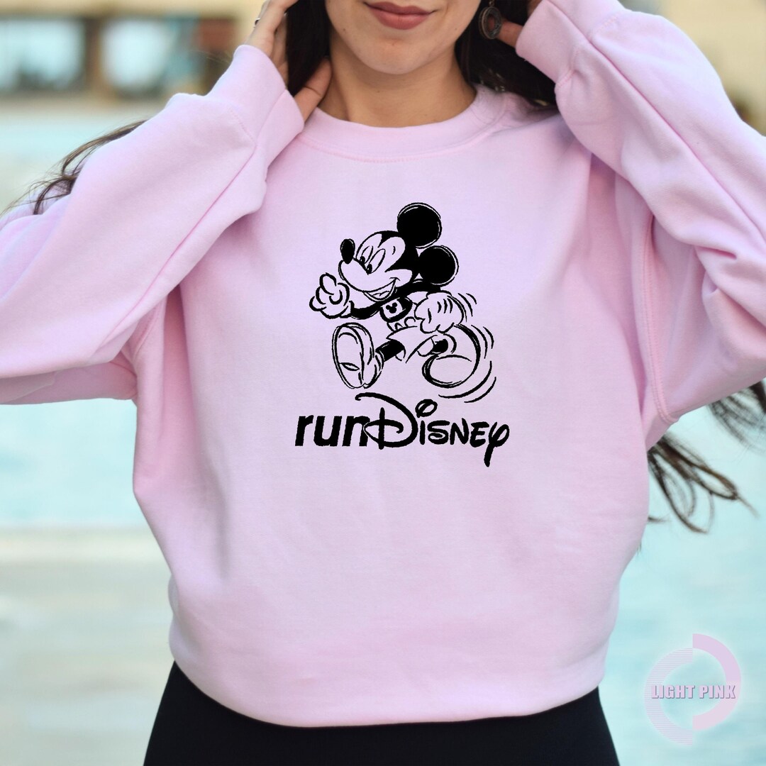 Mickey Mouse Rundisney Sweatshirt, Run Disney Marathon Sweat ...