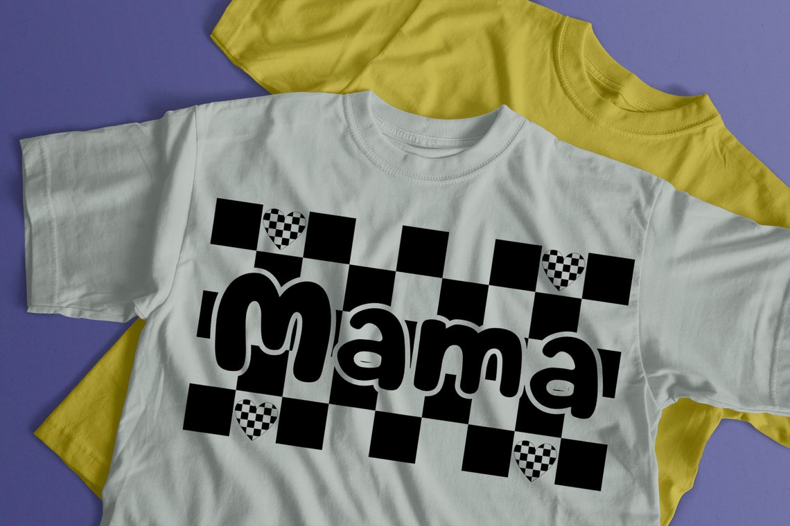 Checkered Mama SVG, Retro Mama Svg,mom PNG, Retro Font Mom Sublimation ...