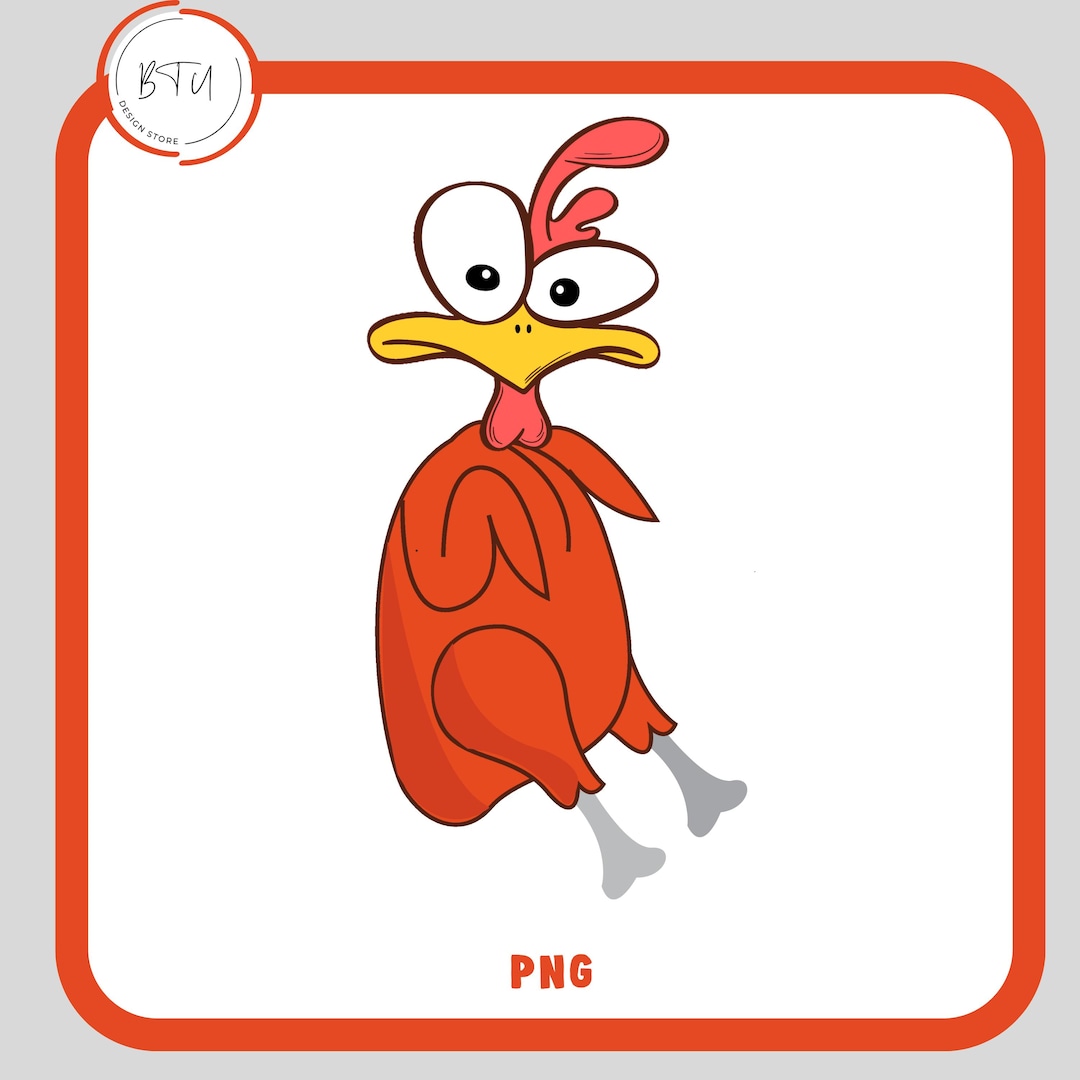 Crazy Chicken Png, Rooster Clipart, Chicken Image, Funny Chicken ...