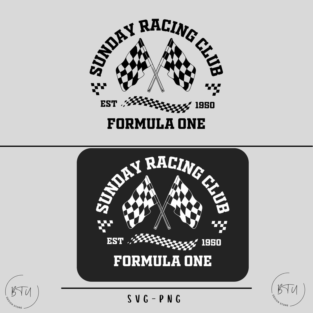 Sunday Racing Club Formula One Png-svg,formula One Gift, Formula 1 ...