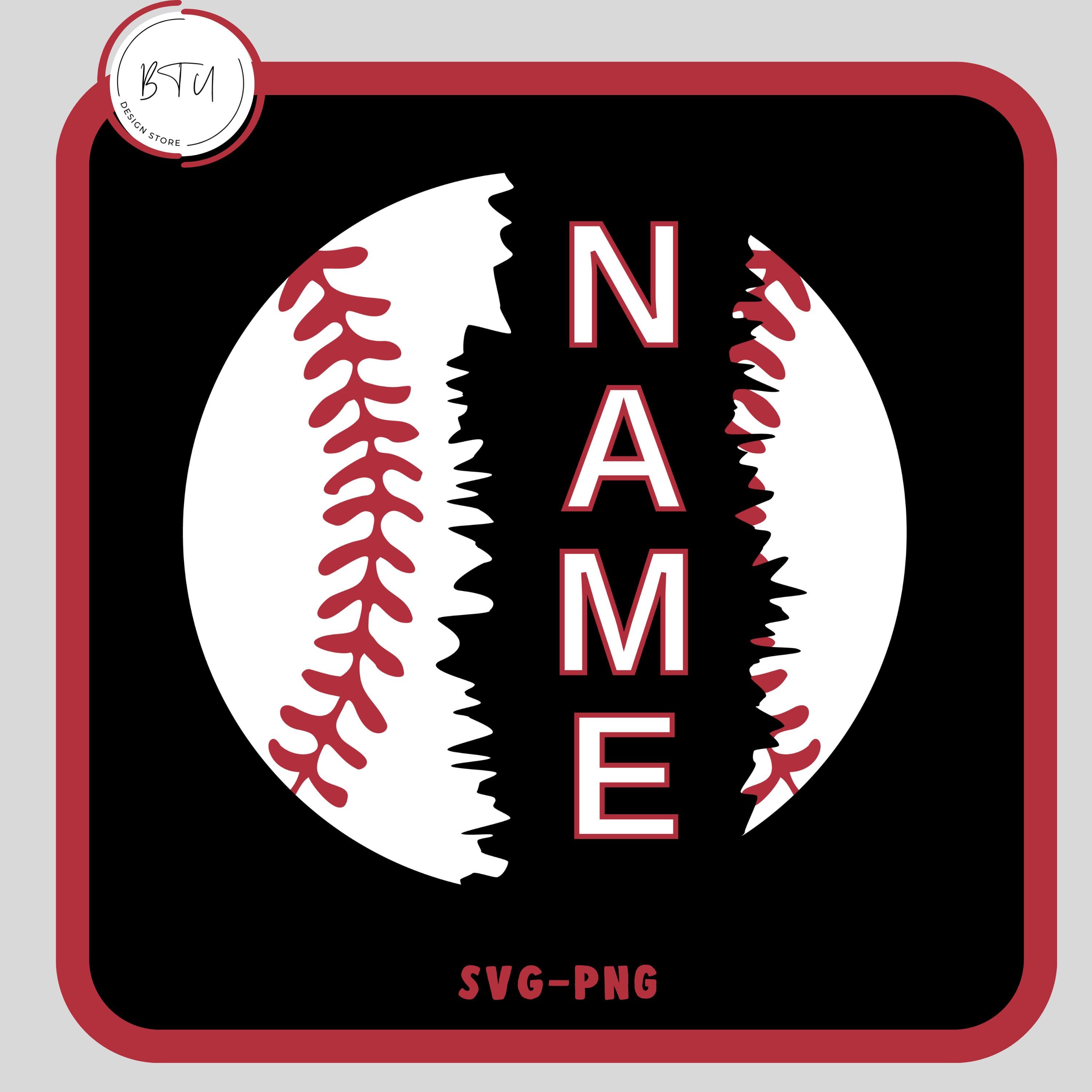 Baseball Player Name, Name Baseball Svg, Baseball Svg Custom, Custom ...