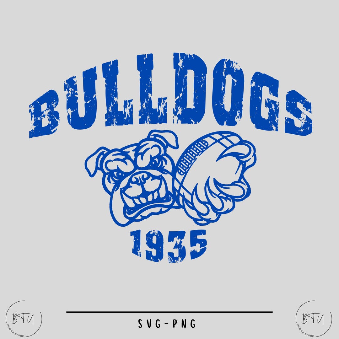Bulldogs Svg Png, Bulldogs Mascot Svg,bulldogs Distressed Svg, Team ...