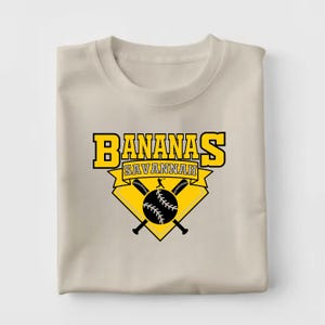 Bananas Svg Png, Bananas Lovers Baseball PNG SVG , Funny Bananas Lovers ...