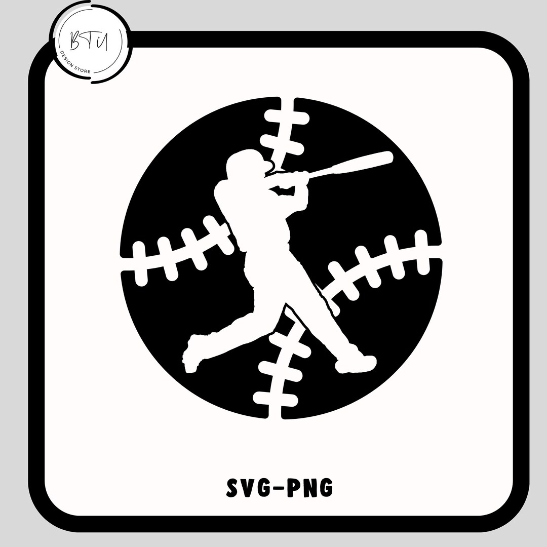 Baseball SVG Png Baseball Ball and Player, Baseball Mom SVG Png ...