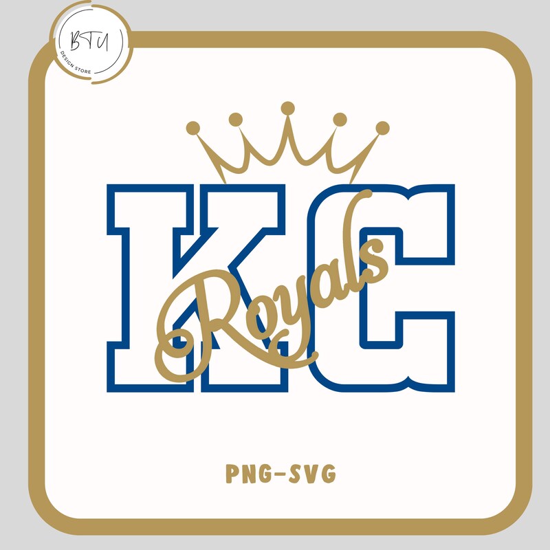 Kc Royals Svg - Etsy