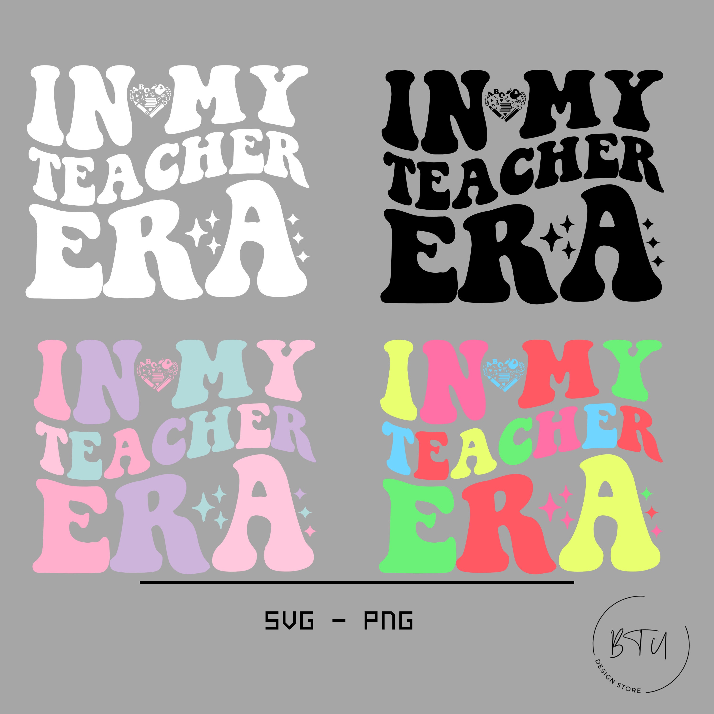 In My Teacher Era Svg, Teacher Png Eps Dxf Pdf Sublimation/teacher Era ...