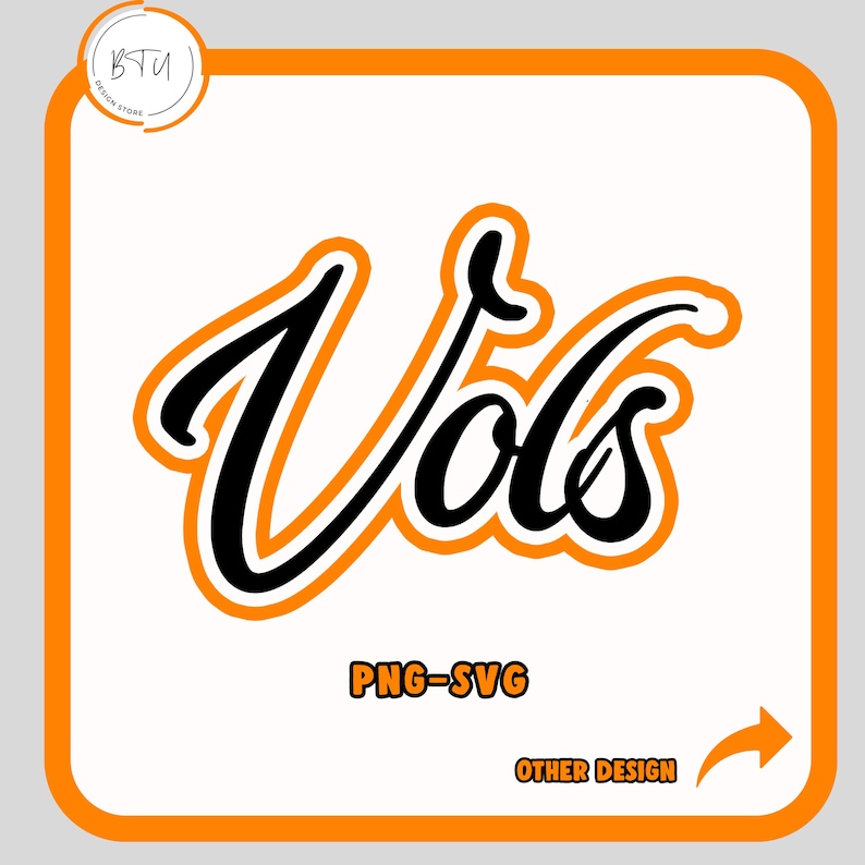 Vols Svg-png, Vols Tshirt Design, Vols Bubble Letters, Tn Vols Png ...
