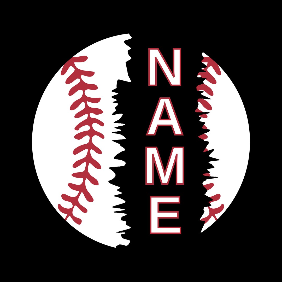 Baseball Player Name, Name Baseball Svg, Baseball Svg Custom, Custom ...