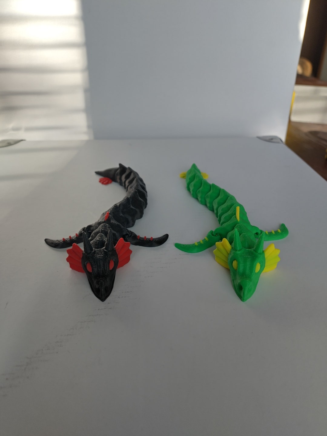 Articulated Water Dragon Toy - 3d Printed - Etsy