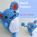 Mouse Pattern Marill Pokemon Amigurumi PDF - Etsy