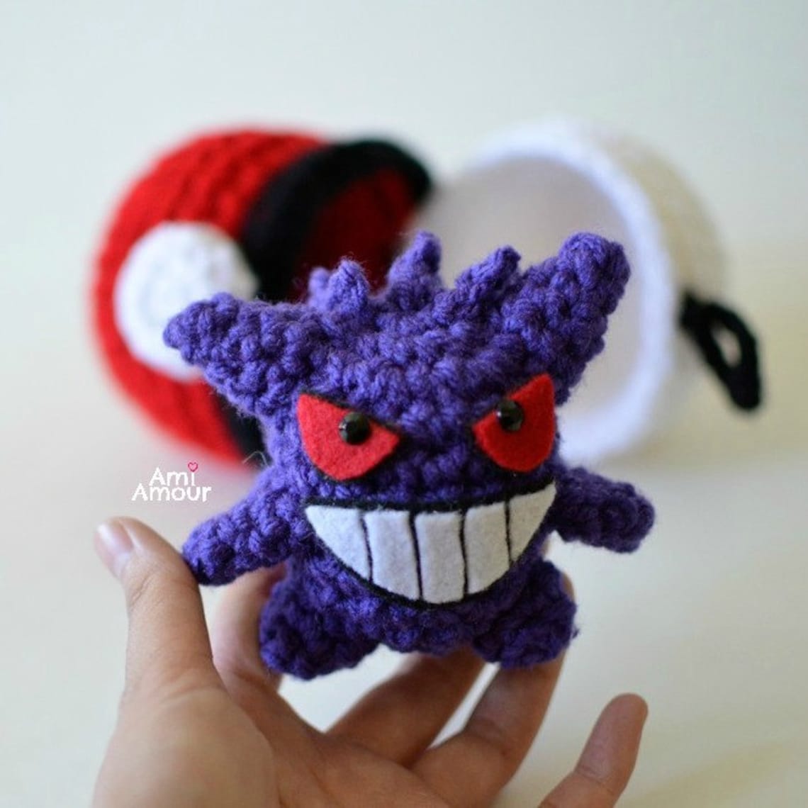 Gengar Pattern Amigurumi Pokemon Pattern Crochet PDF - Etsy
