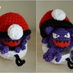 Haunter Pattern Amigurumi Pokemon Pattern PDF Crochet - Etsy