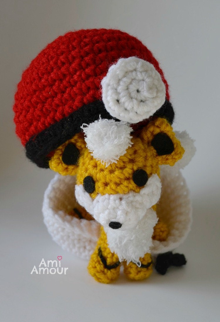 Growlithe Pattern Amigurumi Crochet Pokemon PDF | Etsy