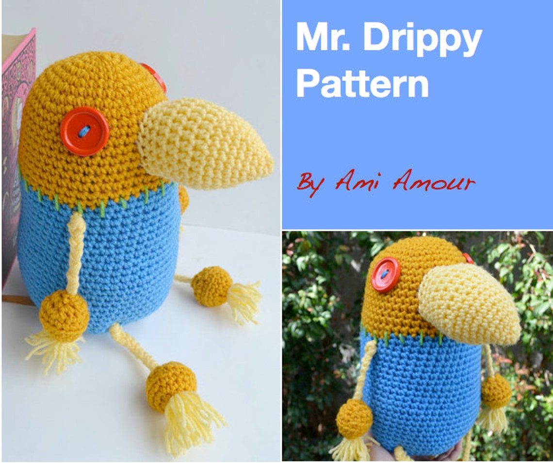 Mr Drippy Pattern Amigurumi Crochet PDF Ni No Kuni - Etsy