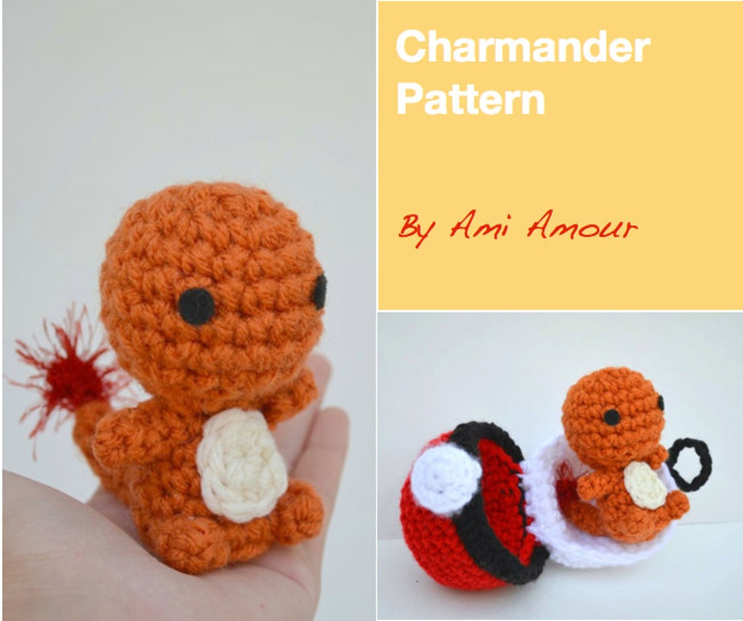 Charmander Pattern Amigurumi Crochet - Etsy