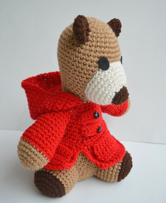 Teddy Bear Pattern Amigurumi Mr. Covington Crochet | Etsy