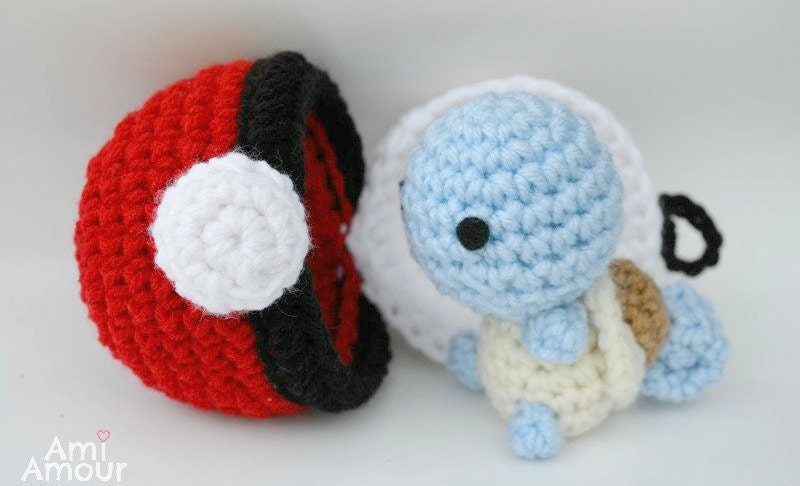 Squirtle Pattern Amigurumi Crochet Pokemon | Etsy