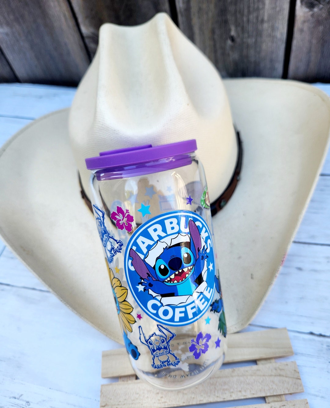 Cafecito Y Chisme Glass Can Cup, Coffee Lovers, Pan Dulce Cup, Concha ...