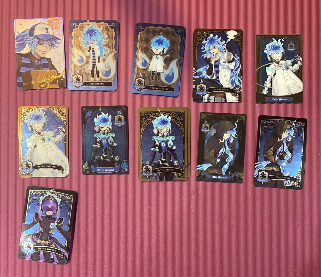 Twisted Wonderland Ignihyde Metal Cards - Etsy