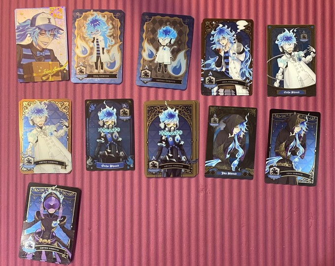 Twisted Wonderland Ignihyde Metal Cards - Etsy