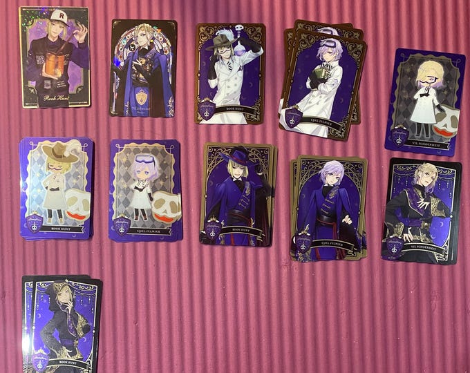 Twisted Wonderland Pomefiore Metal Cards - Etsy