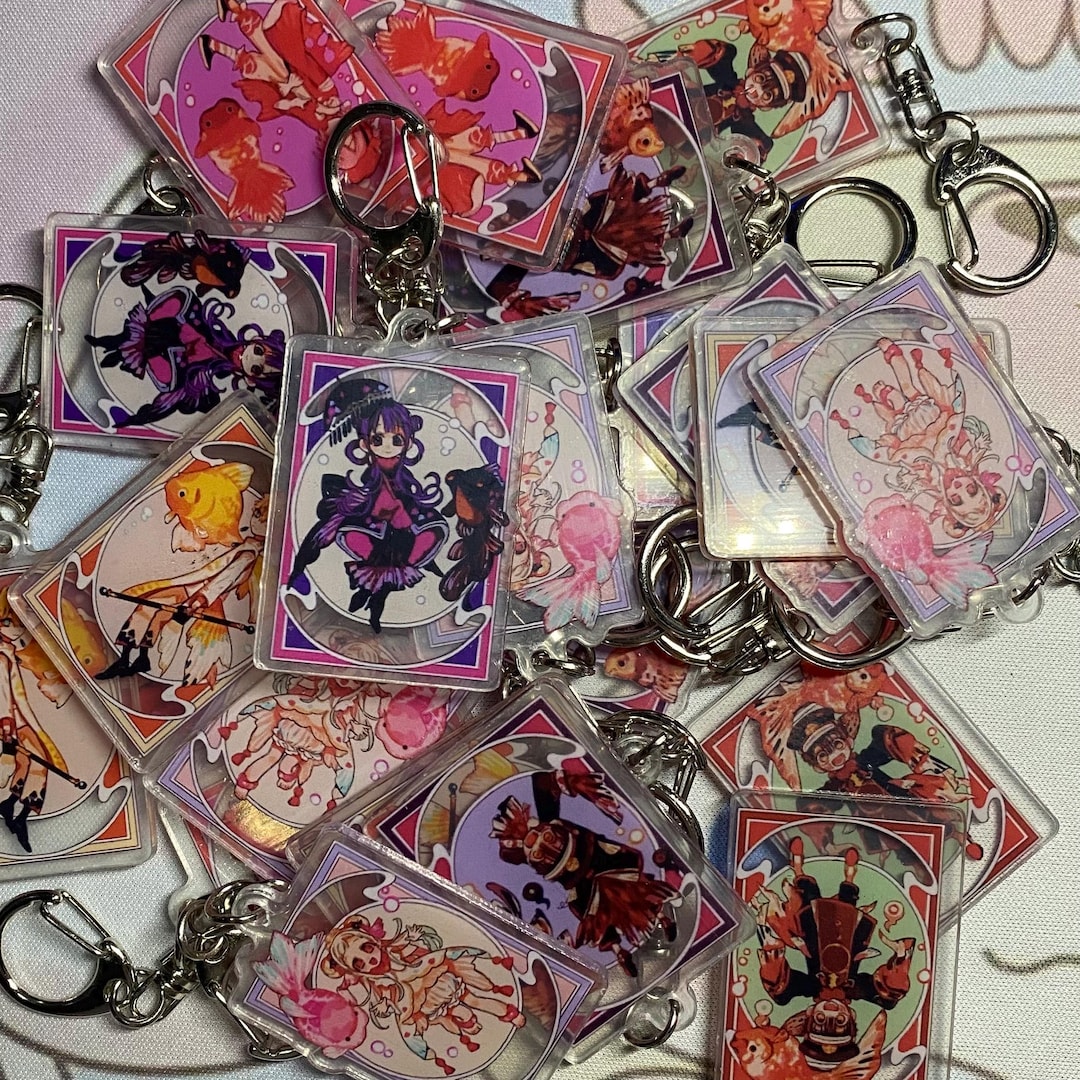 Toilet Bound Hanako Kun TBHK Frame Keychains With Goldfish - Etsy