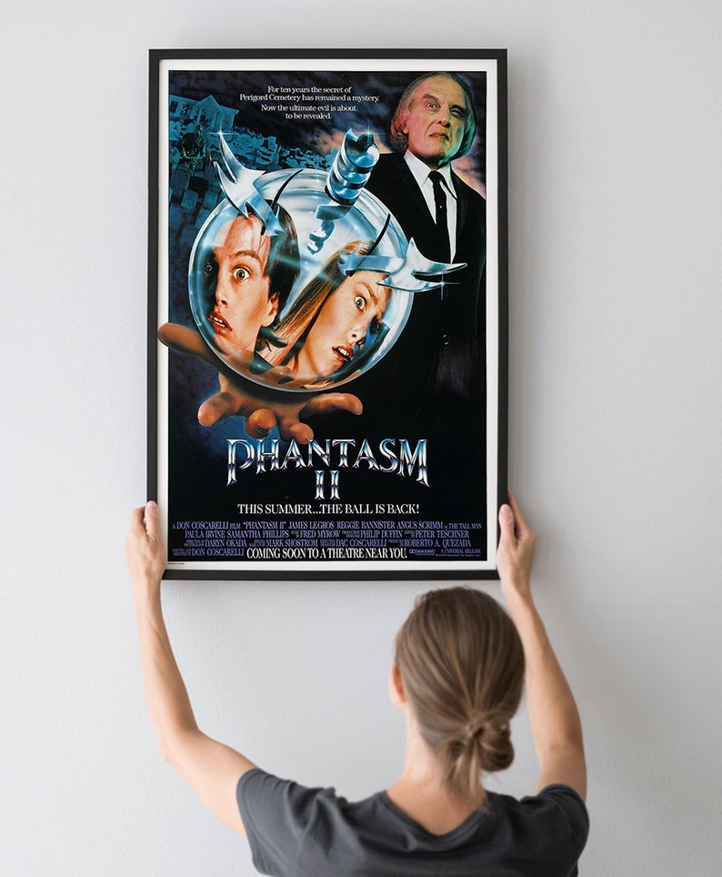 Phantasm 2 Retro Horror Movie Poster Canvas Printing Wall Art Home ...