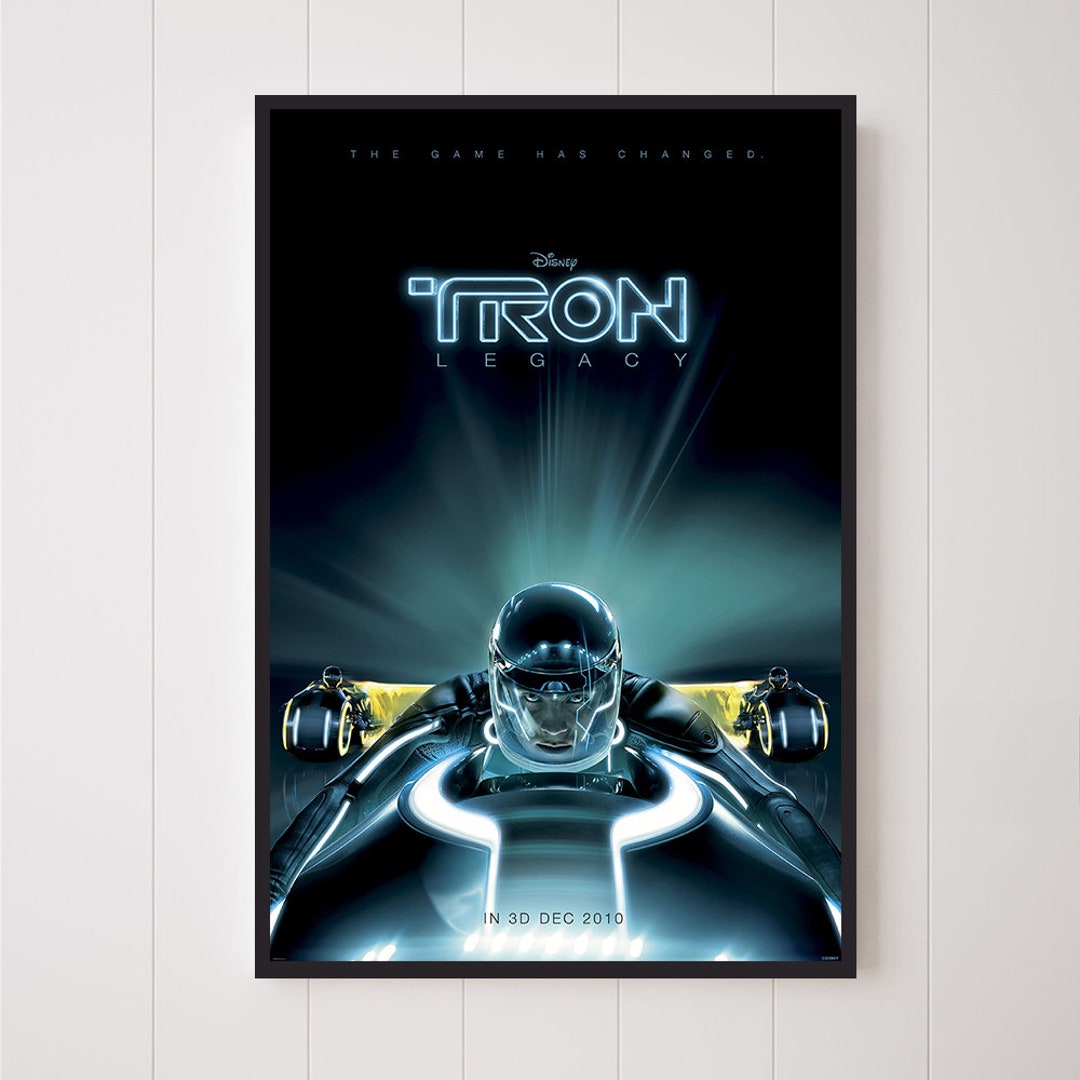 Tron Legacy Movie Poster Canvas Printing Wall Art Home Decor Unique ...
