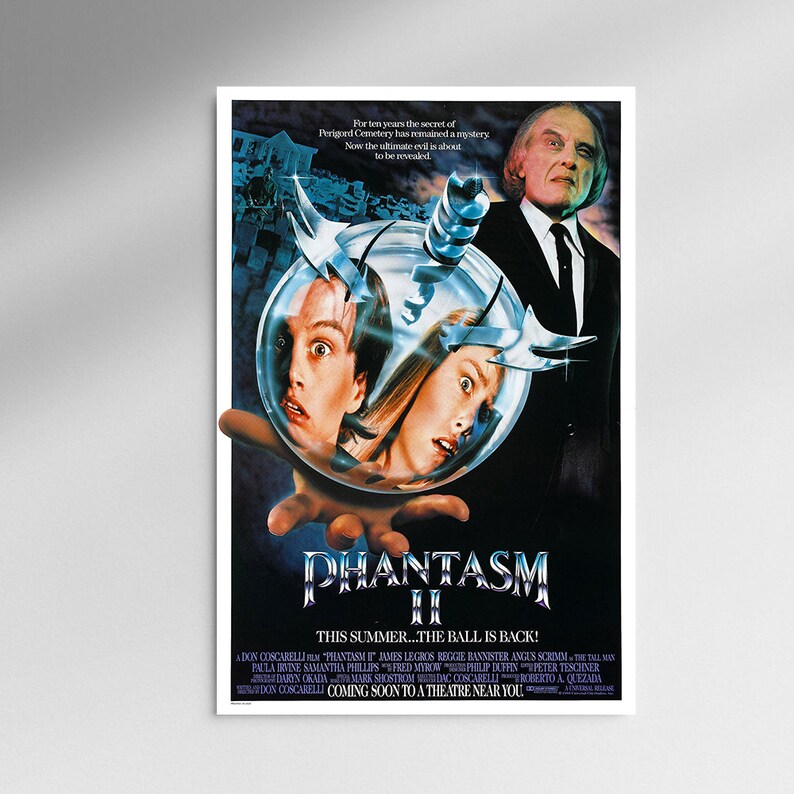 Phantasm 2 Retro Horror Movie Poster Canvas Printing Wall Art Home ...