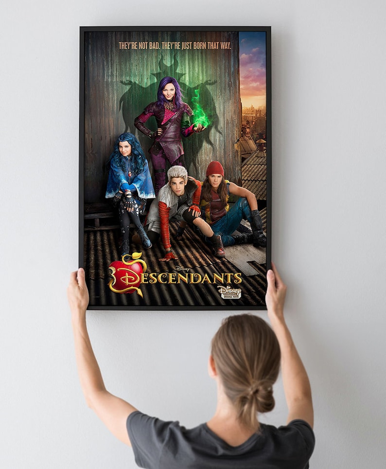 Descendants 3 2019 Movie Poster Canvas Printing Wall Art Home Decor ...